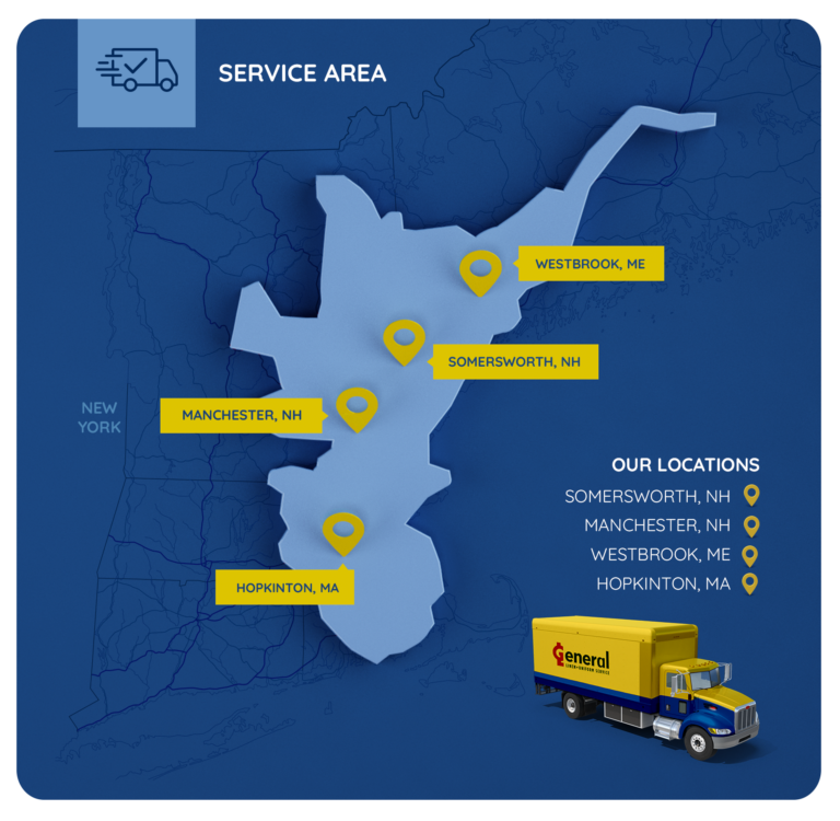 Locations - General Linen + Uniform Service